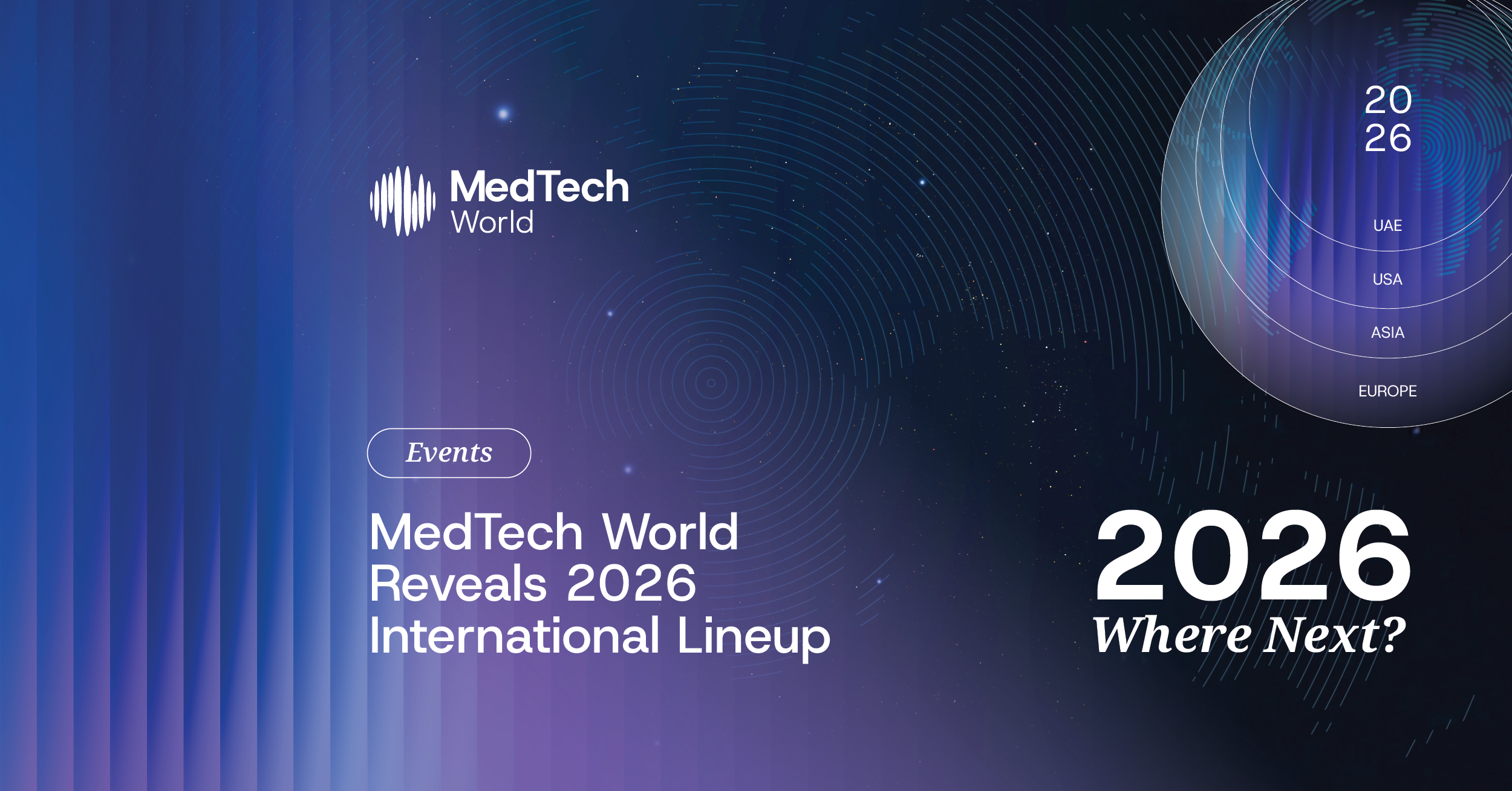 MedTech World reveals 2026 international lineup