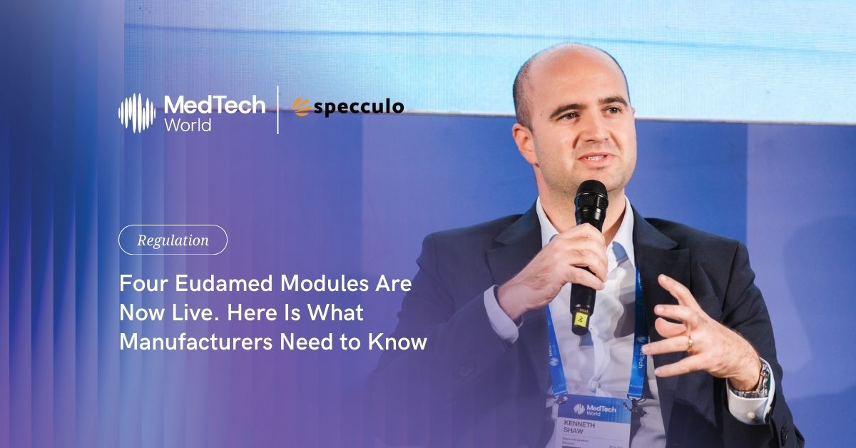 Four Eudamed modules are now live. Here is what manufacturers need to know