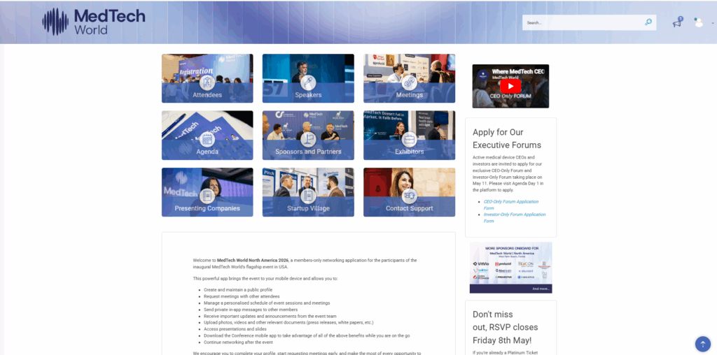 Your Networking Experience, Now Smarter at MedTech World North America 2026